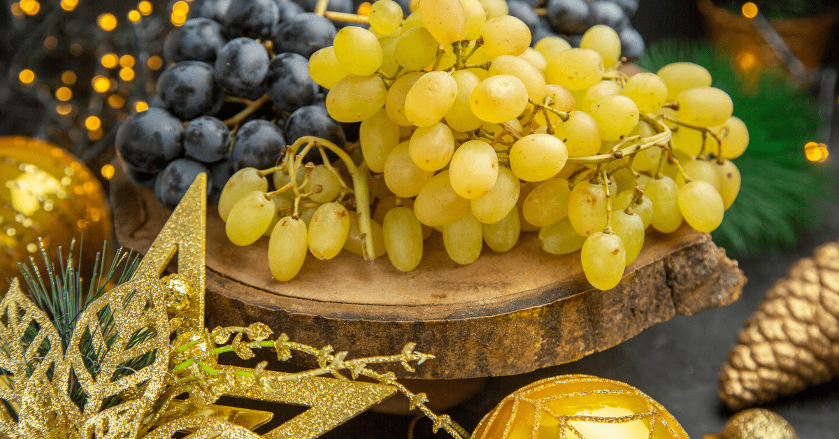 Las uvas de la suerte: doce uvas para un feliz año nuevo